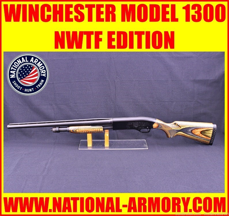 WINCHESTER MODEL 1300 NWTF 12GA 3" CHAMBER 22" BARREL EXCELLENT ...