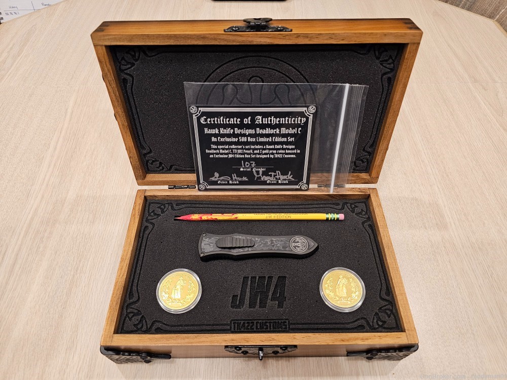 John Wick 4 Hawk Deadlock Model C TK422 Limited Edition Box Set - Brand ...