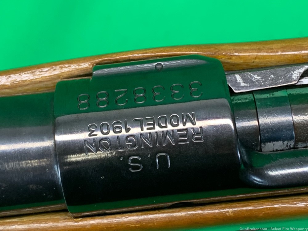 Remington 1903 Sporterized 30-06 un-cut barrel M1903 sporter - Bolt ...