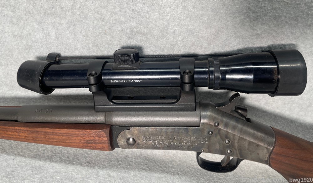 Harrington & Richardson .30-30 Single Shot Rifle 30-30 Win 19 ½” H&R ...