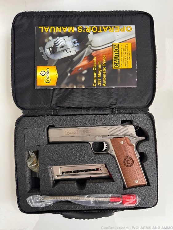 Coonan Classic .357 Magnum Semi Auto Pistol AS NEW No Reserve 357 ...