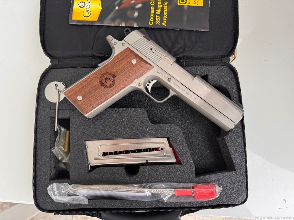 Coonan Classic .357 Magnum Semi Auto Pistol AS NEW No Reserve 357 ...