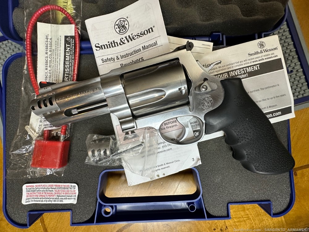 Smith & Wesson 500 - Revolvers at GunBroker.com : 1029755711