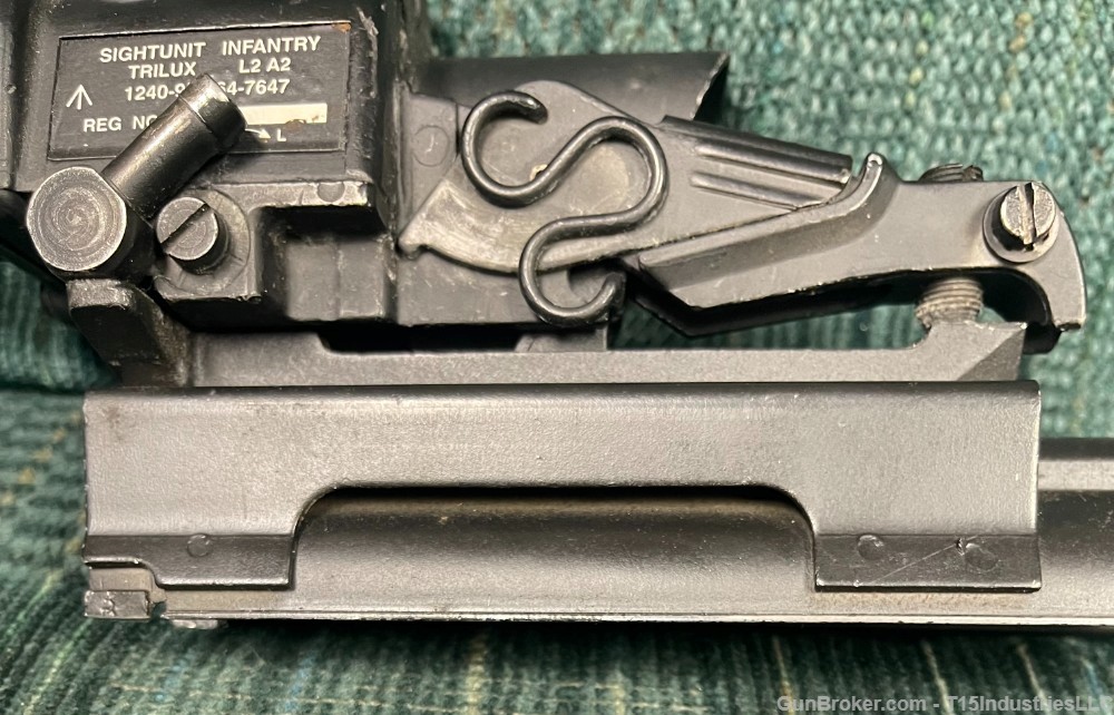 FAL L2A2 SUIT Trilux 4x scope with top cover and L.E.D illuminator ...