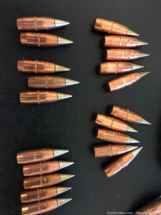 M80A1 x20 EPR 130gr Pulled Bullets AP - Reloading Bullets at GunBroker ...