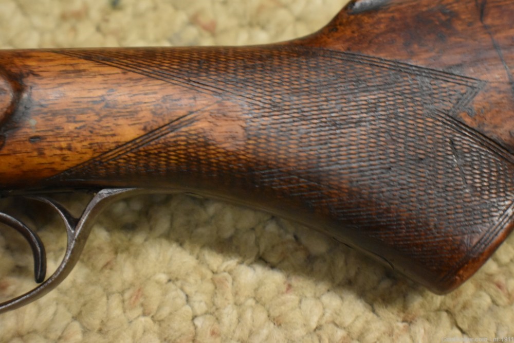 ANTIQUE DUMOULIN "THE INTERCHANGABLE" 12 GA SAWED OFF 20" STEEL BBLS ...