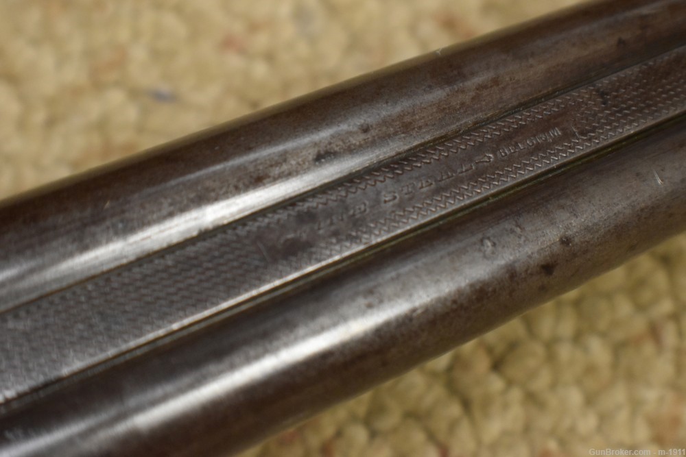 ANTIQUE DUMOULIN "THE INTERCHANGABLE" 12 GA SAWED OFF 20" STEEL BBLS ...