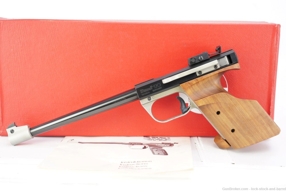 Hammerli Model 120 .22 Long Rifle LR 10” Single Shot Olympic Free ...