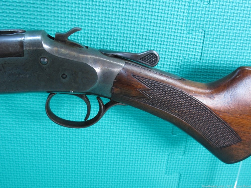 Iver Johnson Matted Rib Single Shot Shotgun 12 Gauge Breakdown Older ...