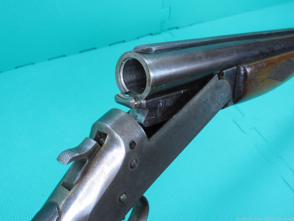Iver Johnson Matted Rib Single Shot Shotgun 12 Gauge Breakdown Older ...