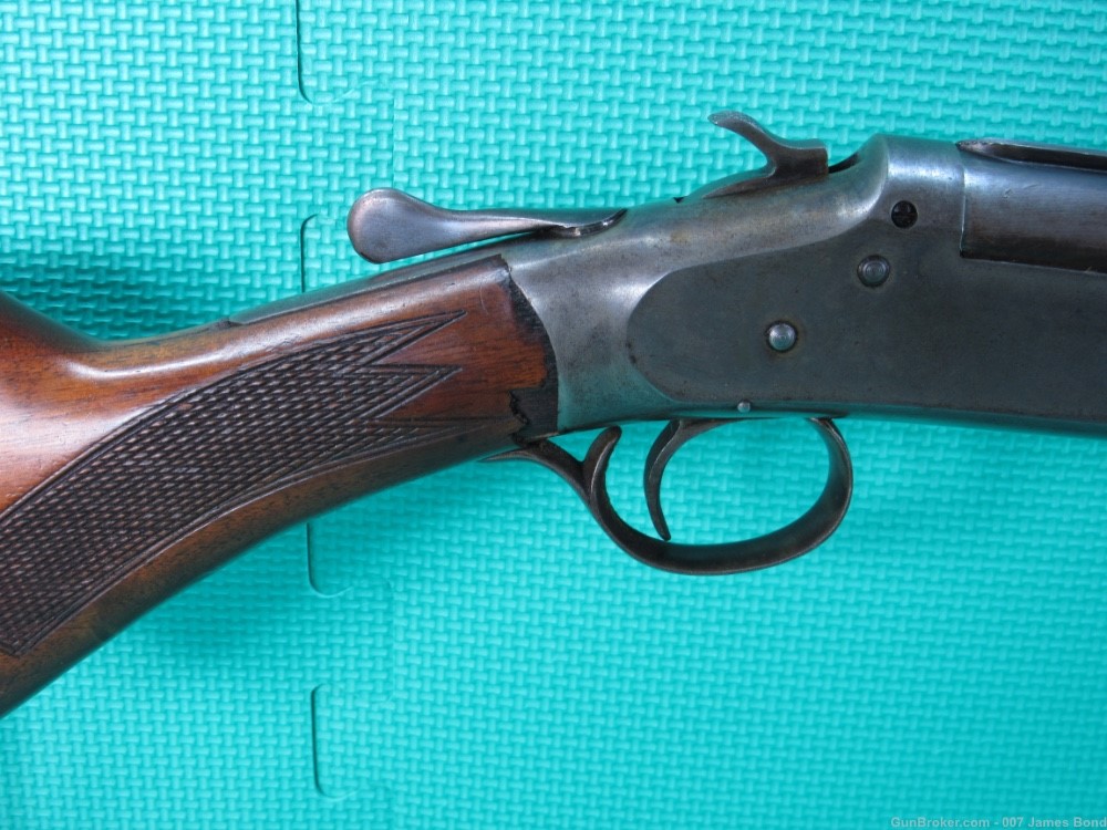Iver Johnson Matted Rib Single Shot Shotgun 12 Gauge Breakdown Older ...