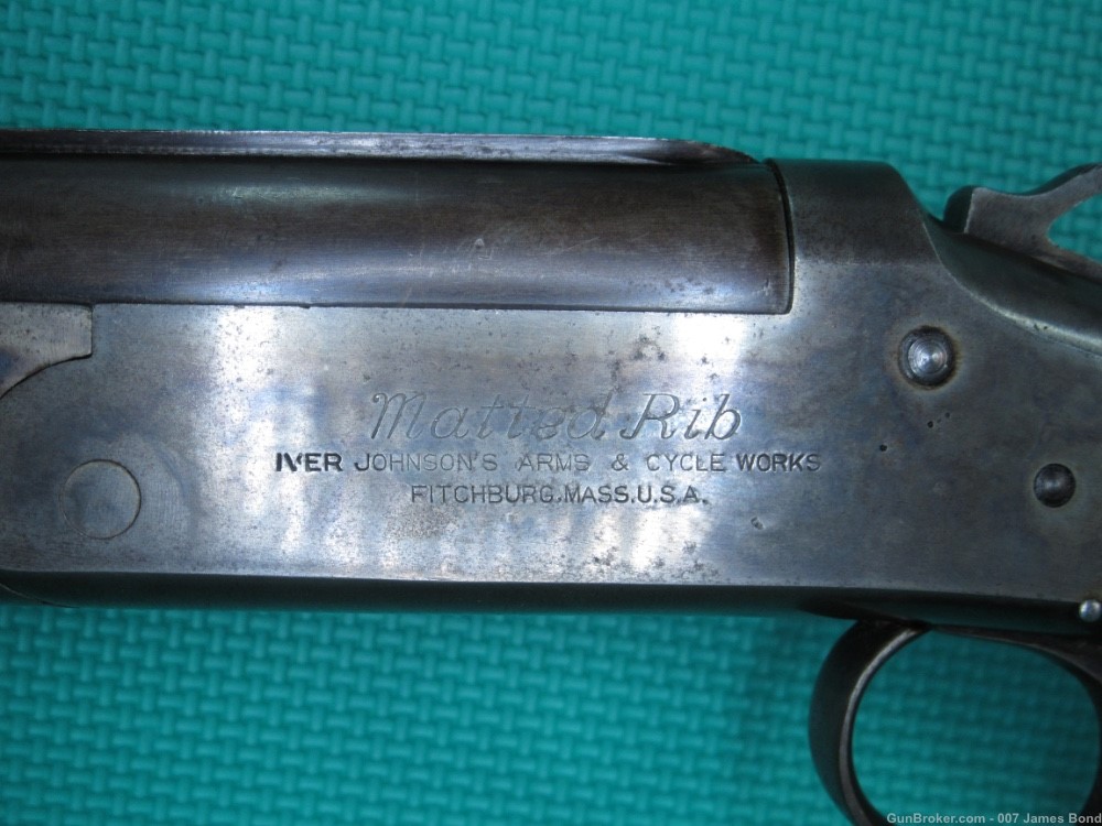 Iver Johnson Matted Rib Single Shot Shotgun 12 Gauge Breakdown Older ...
