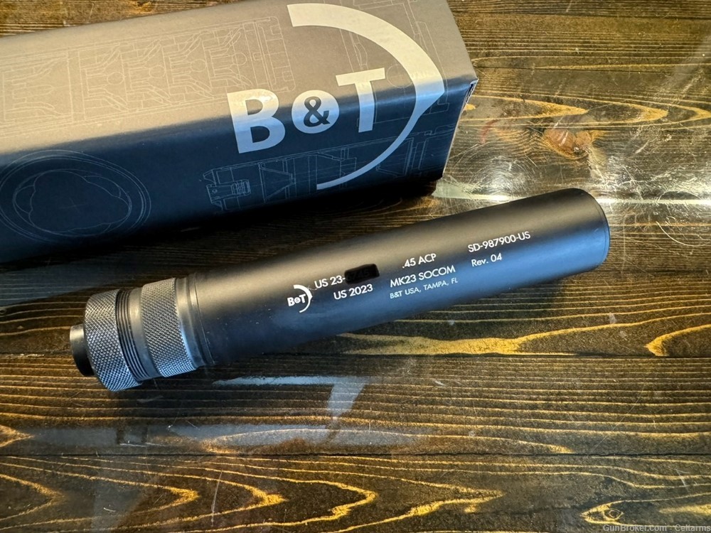 B&T - HK Mark 23 - MK23 SOCOM Suppressor .45ACP (VERY RARE) - Silencers ...
