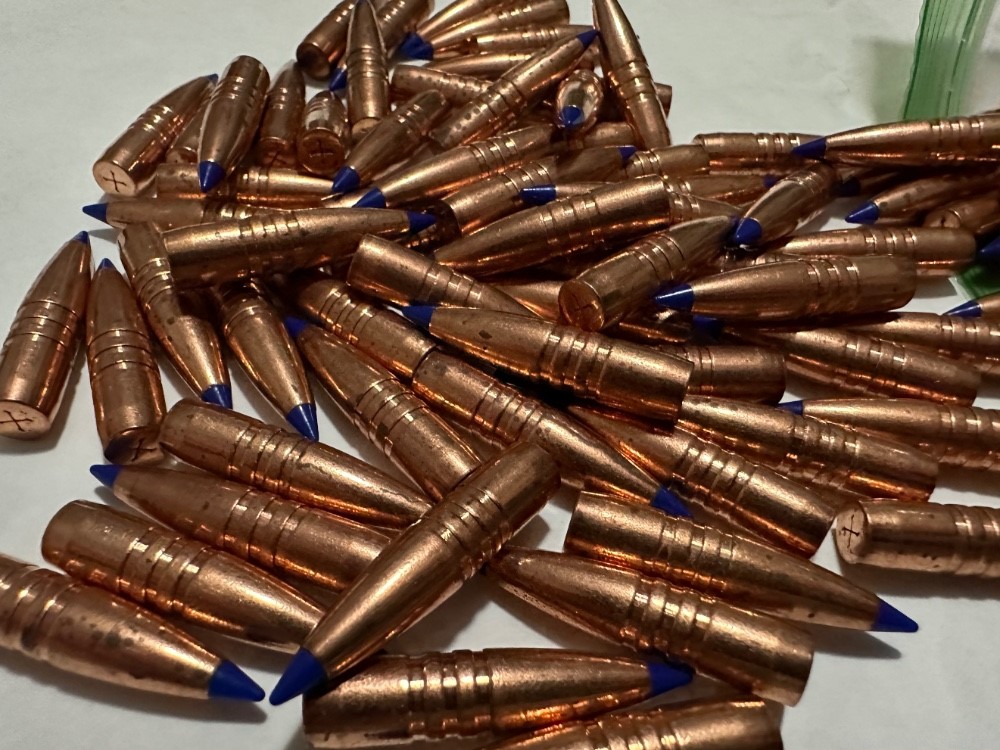 168 grain Barnes TTSX pulled bullets 30 caliber 308 win, 30-06, 300 WM ...