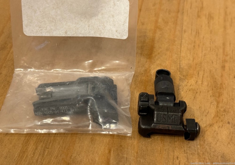 KAC Knights Armament Micro Rear Back Up Iron Sight & M4 Front 99051 ...