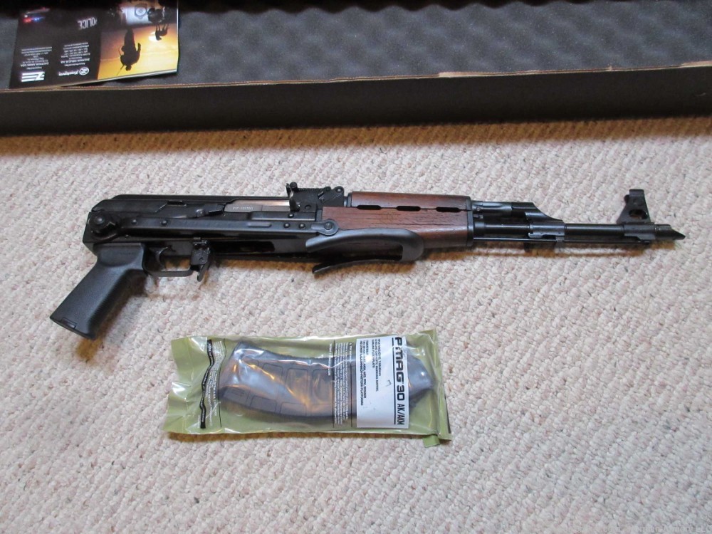 Zastava M70 ZPAP Underfolder 7.62x39 16" AK-47 Walnut handguard 1-30rd ...