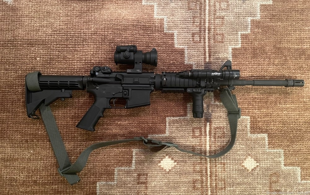 Original Colt LE 6920 M4 Marked w/ extras Aimpoint Geissele (NO Light ...