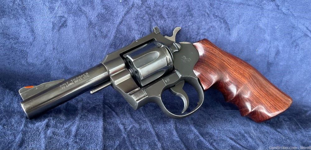 1954 Colt Trooper .22 22LR 4" barrel rimfire revolver - Revolvers at ...