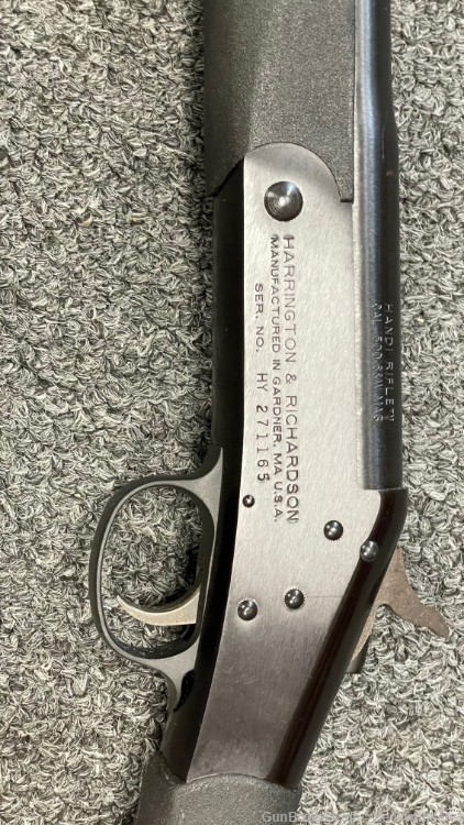H&R Handi Rifle .500 S&W Mag 22IN BBL - Single Shot Rifles at GunBroker ...