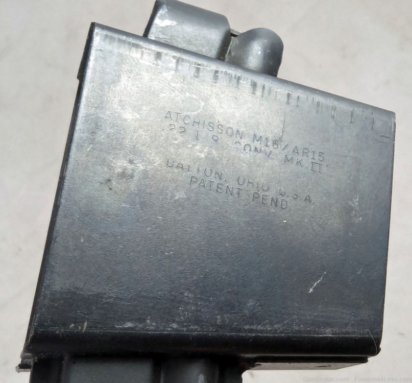 (4) Vintage W.A.K. Inc. Atchisson AR15 M16 30rd 22LR Magazines Mags 22 ...