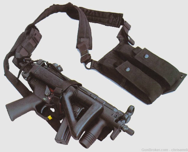 NEW H&K MP5K/SP89/SP5K 9MM FBI SHOULDER HARNESS W/ RING LANYARD - Other ...