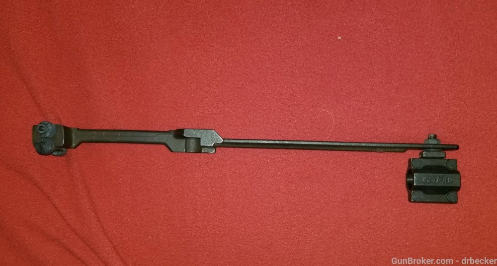 Original USGI M1 carbine infrared scope mount bar with barrel mount ...