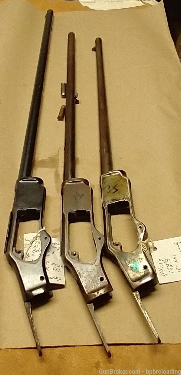 3 Winchester 1873 Frames & Barrels - Curios & Relics at GunBroker.com ...
