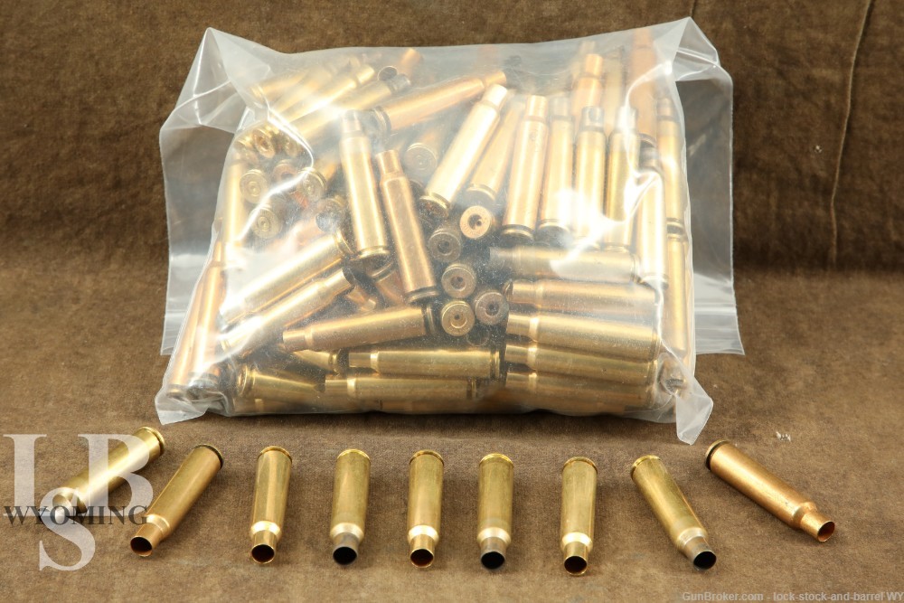 LOT 154x NORMA 7.5x55mm Swiss Unprimed Brass - Reloading Brass at ...