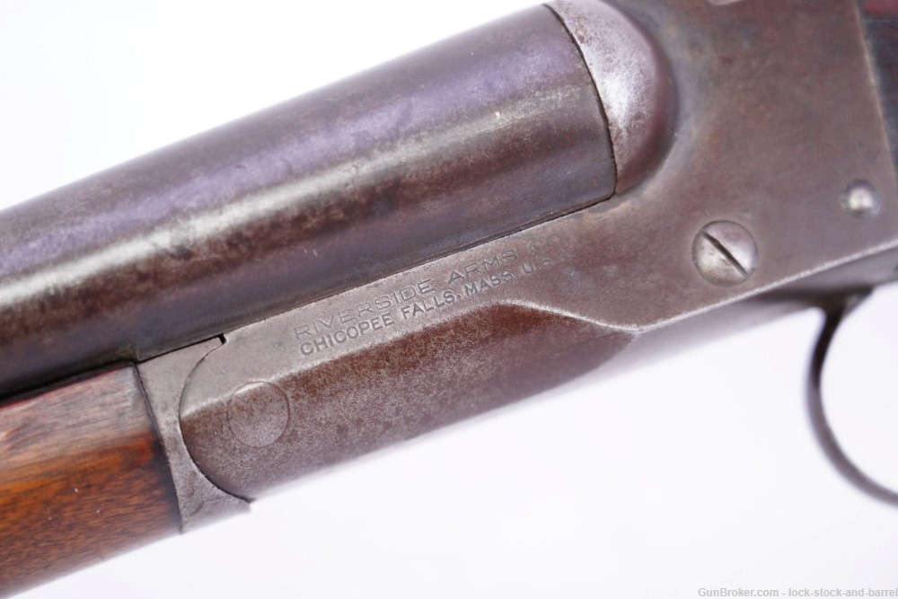 Riverside Arms J. Stevens 12 GA 30” SxS Double Barrel Shotgun, C&R ...