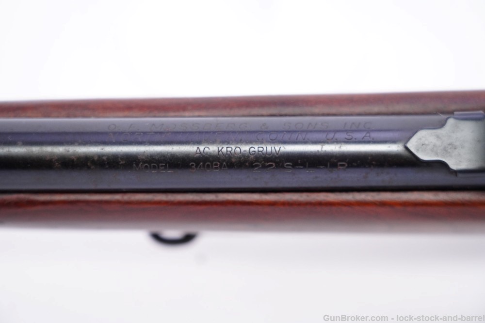 Mossberg Model 340BA .22 S/L/LR 24” Bolt Action Rifle 1961-1967 C&R ...