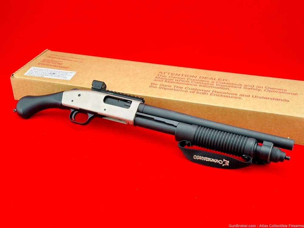 Mossberg Shockwave 590 Stainless Marine Finish 12GA 14" *LASER & LIGHT ...