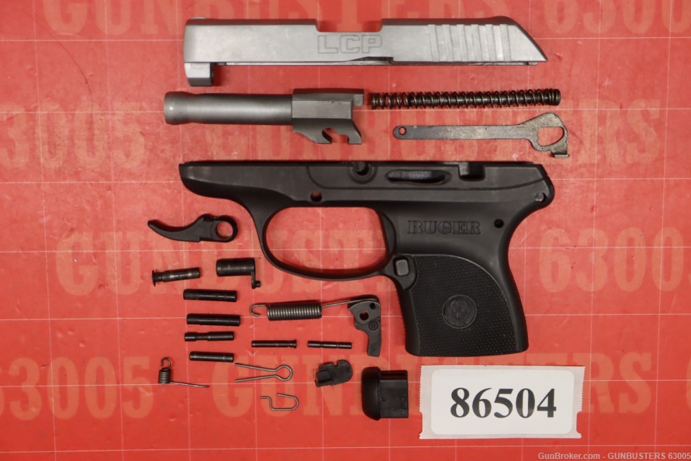 Ruger LCP, 380 ACP Repair Parts - Gun Parts Kits at GunBroker.com ...