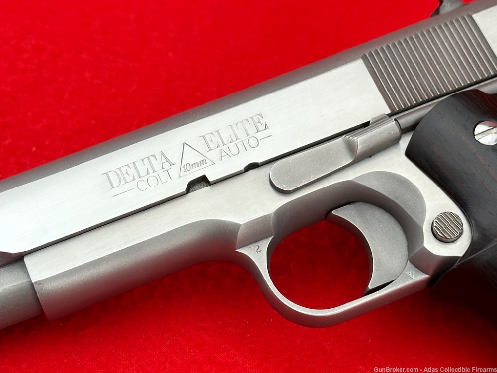 1989 Colt 1911 Delta Elite / Government Model 10mm *CUSTOM WOOD GRIPS ...