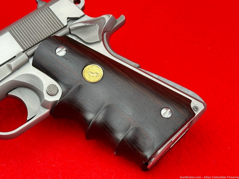 1989 Colt 1911 Delta Elite / Government Model 10mm *CUSTOM WOOD GRIPS ...