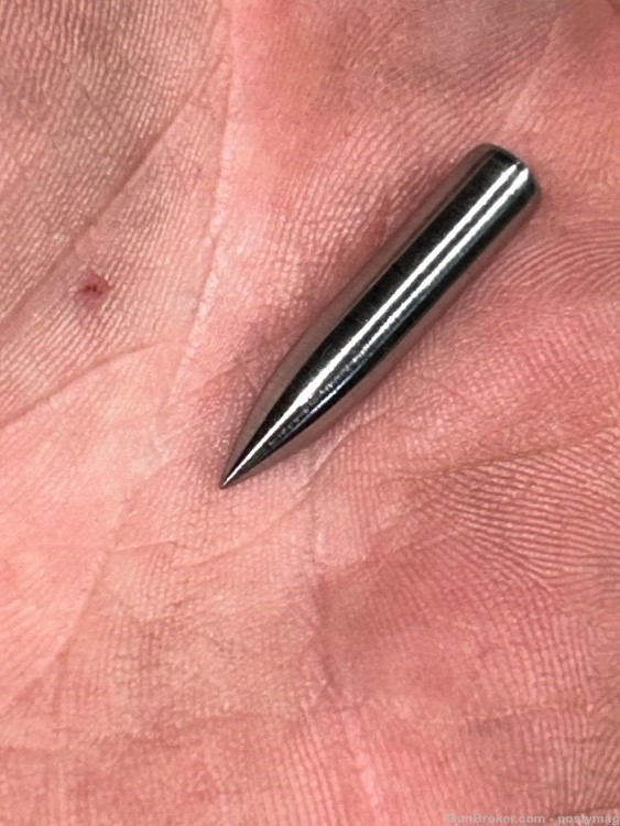 .30 caliber slap projectiles (qty 5 ) armor piercing mil spec steel ...