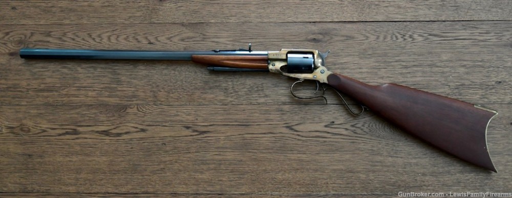 SCARCE EMF Revolving Texas Carbine .22 Long Rifle Like Remington 1858 ...