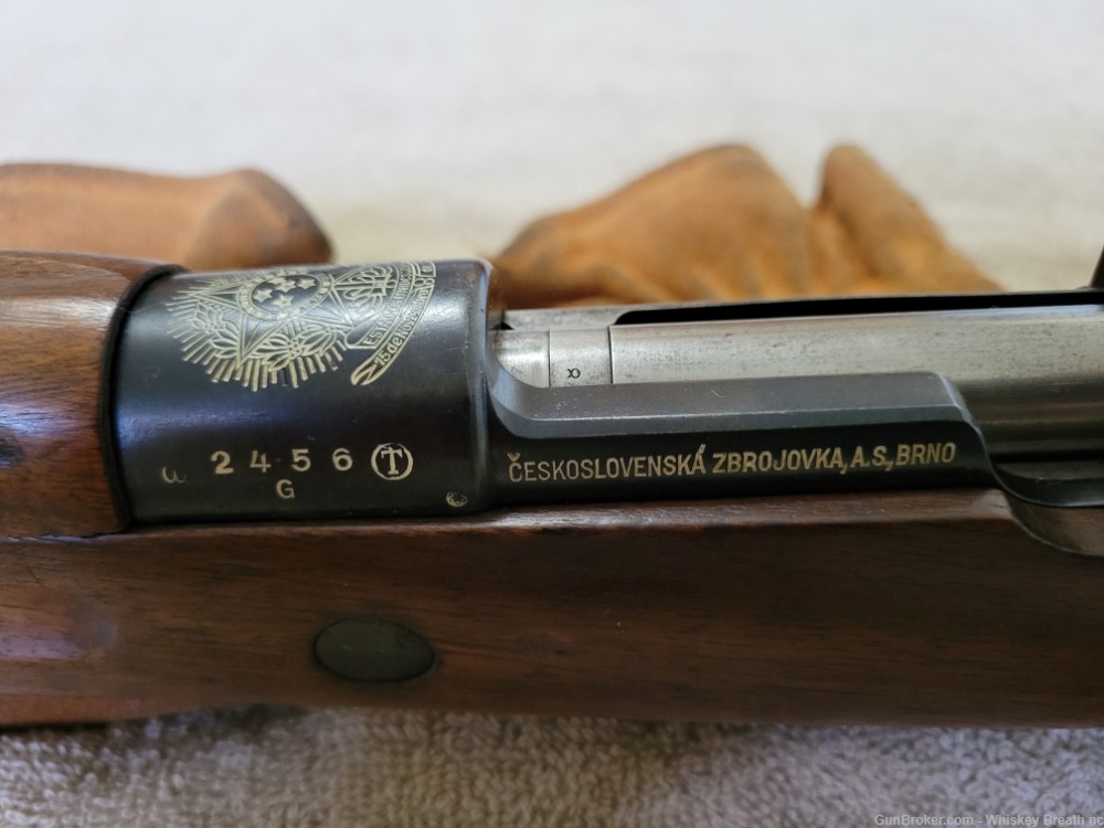 Brno 7X57 Czechoslovenia, Mod 1908/34 custom double aperture front sight - Bolt Action Rifles at ...