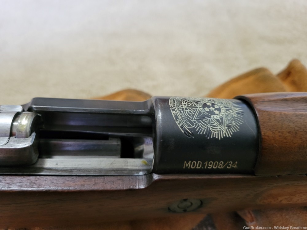 Brno 7X57 Czechoslovenia, Mod 1908/34 custom double aperture front sight - Bolt Action Rifles at ...