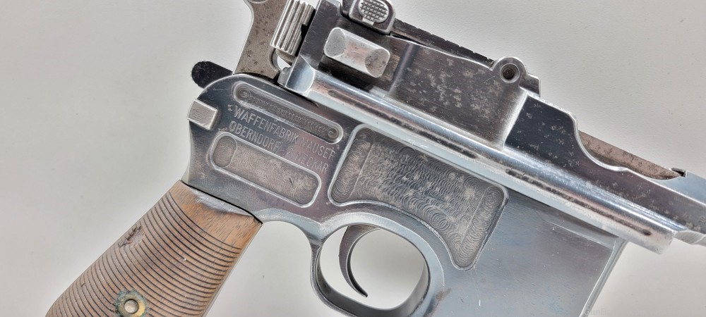 Mauser Wartime Commercial C96 Broomhandle 7.63mm With Stock WW1 - Semi ...