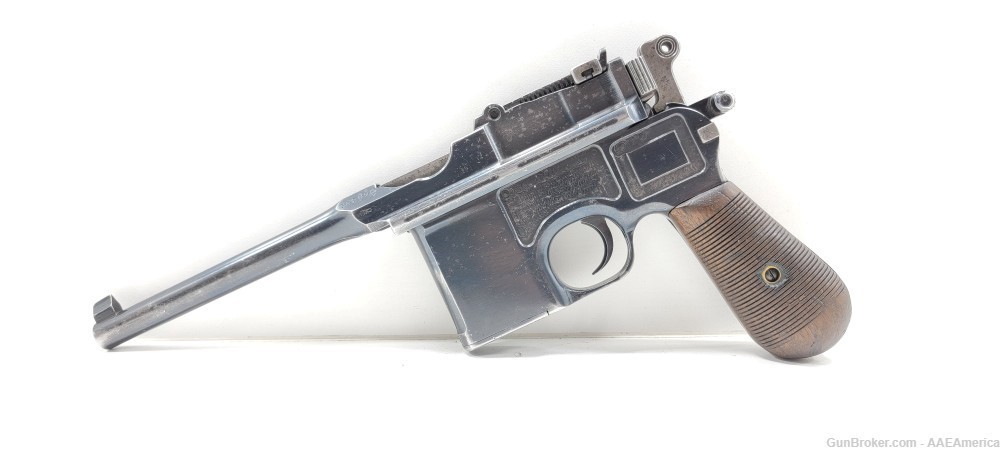 Mauser Wartime Commercial C96 Broomhandle 7.63mm With Stock WW1 - Semi ...