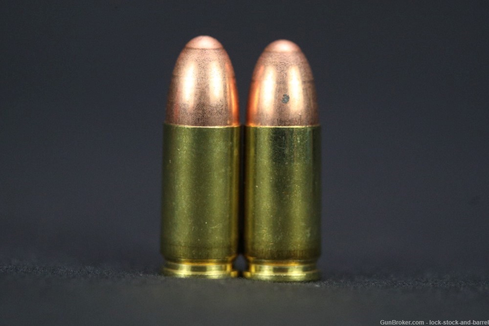 1000x 9mm Luger Ammunition Geco 124 Grain FMJ Bullets - Pistol ...