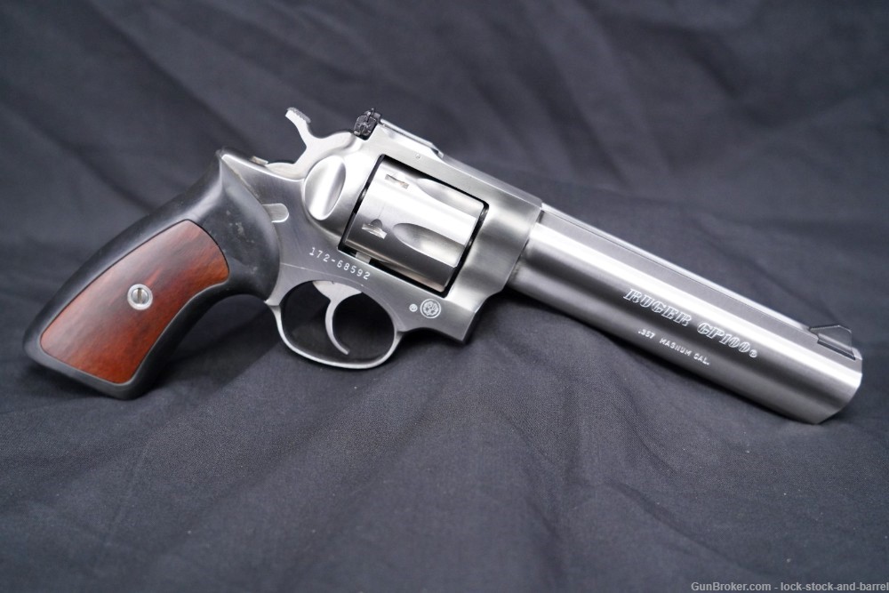 Sturm Ruger GP100 Model 01707 .357 Mag 6” SA/DA 6 Shot Revolver MFD ...