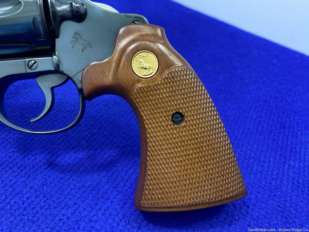 1977 Colt Diamondback .22LR Blue 4" -TIMELESS SNAKE SERIES REVOLVER ...