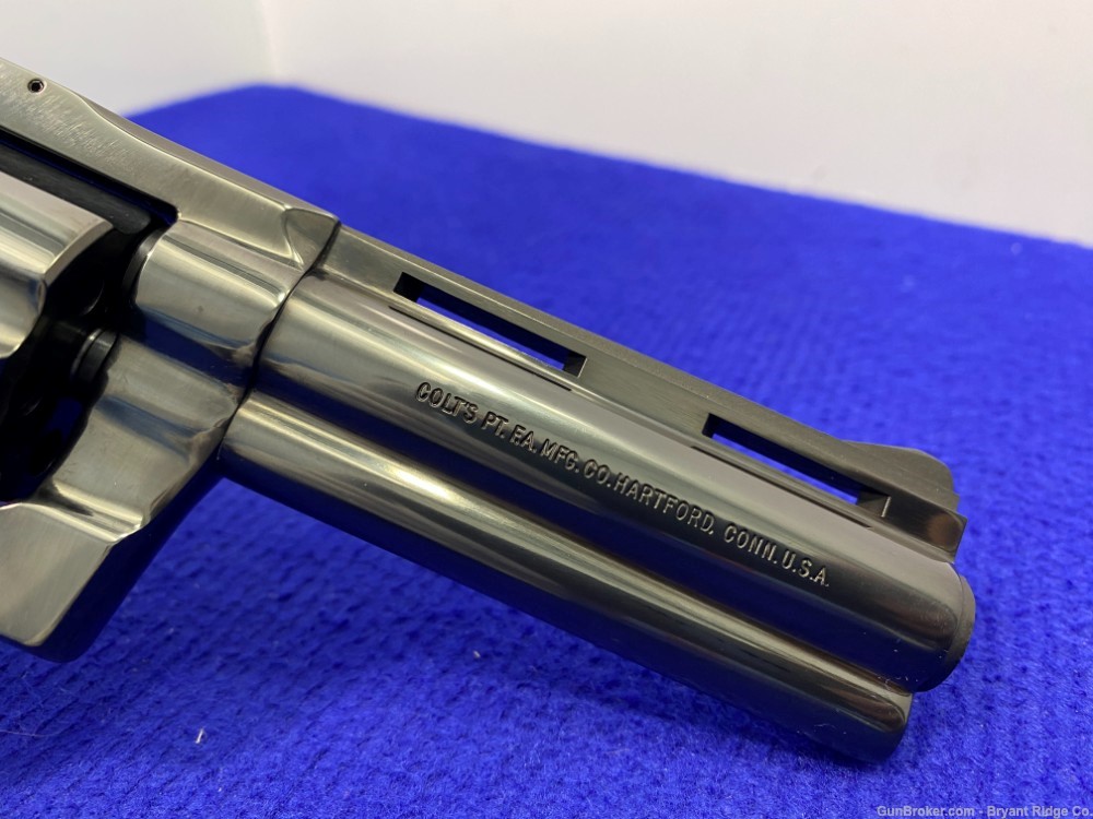 1977 Colt Diamondback .22LR Blue 4" -TIMELESS SNAKE SERIES REVOLVER ...