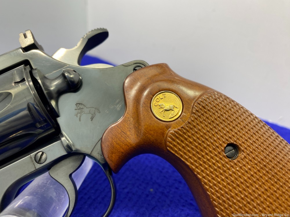 1977 Colt Diamondback .22LR Blue 4" -TIMELESS SNAKE SERIES REVOLVER ...