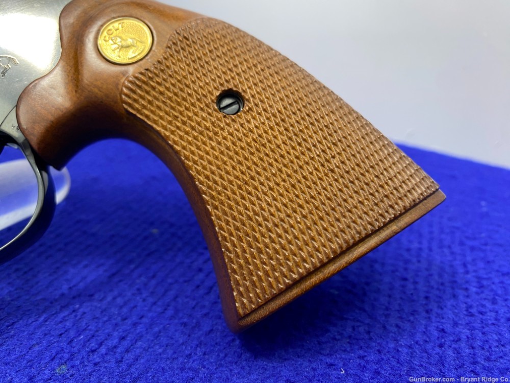 1977 Colt Diamondback .22LR Blue 4" -TIMELESS SNAKE SERIES REVOLVER ...