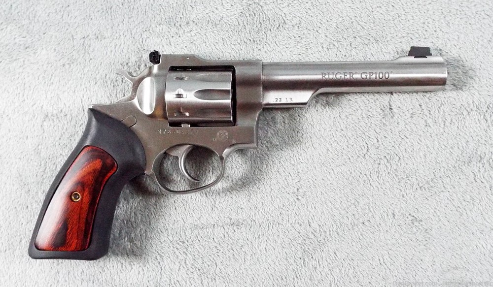 Ruger GP100 22 LR 5.5" Barrel Model 1757 - Revolvers at GunBroker.com ...