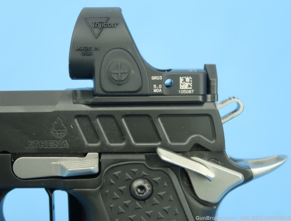 Atlas Gunworks Inc. Athena 1911 Double Stack 9mm Trijicon SRO Optic ...