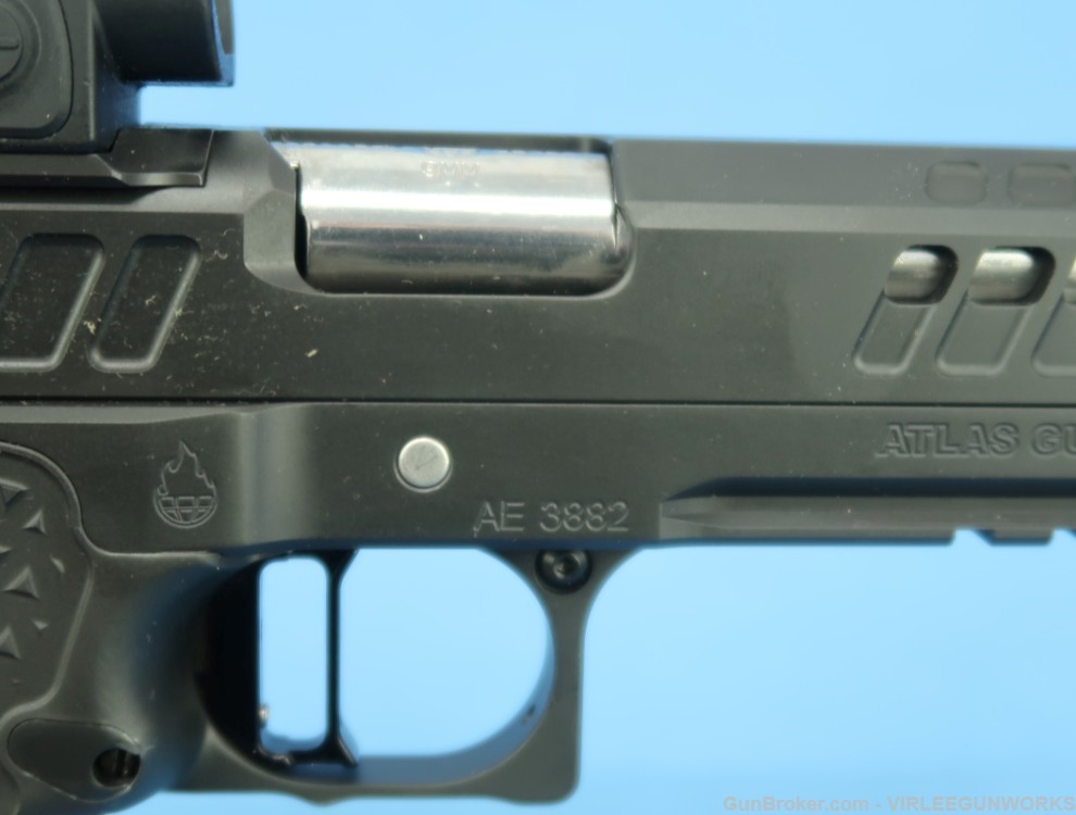 Atlas Gunworks Inc. Athena 1911 Double Stack 9mm Trijicon SRO Optic ...