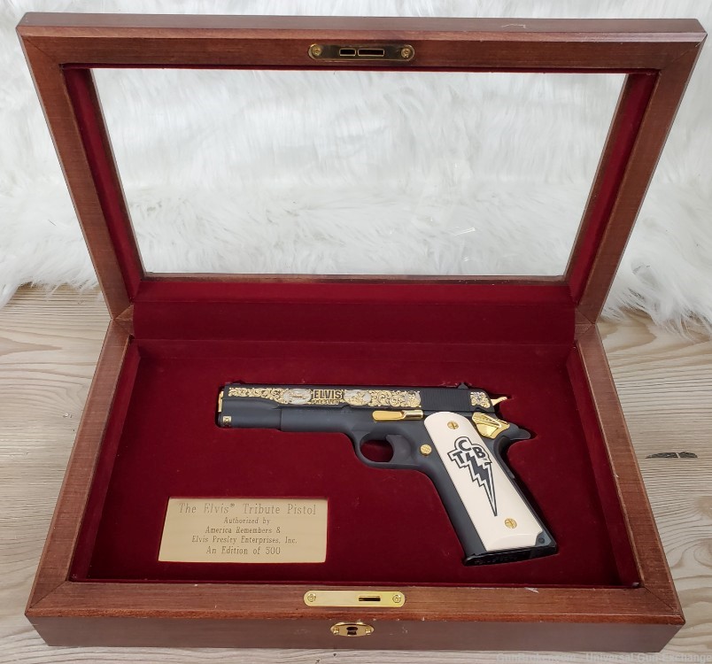 Colt Government Elvis Presley .45 Tribute Pistol America Remembers 292/ ...